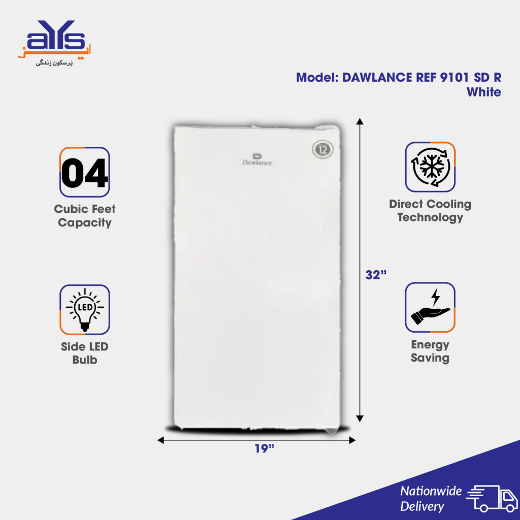 Buy Dawlance 9101 Mini Fridge Single Door Best Price in Pakistan