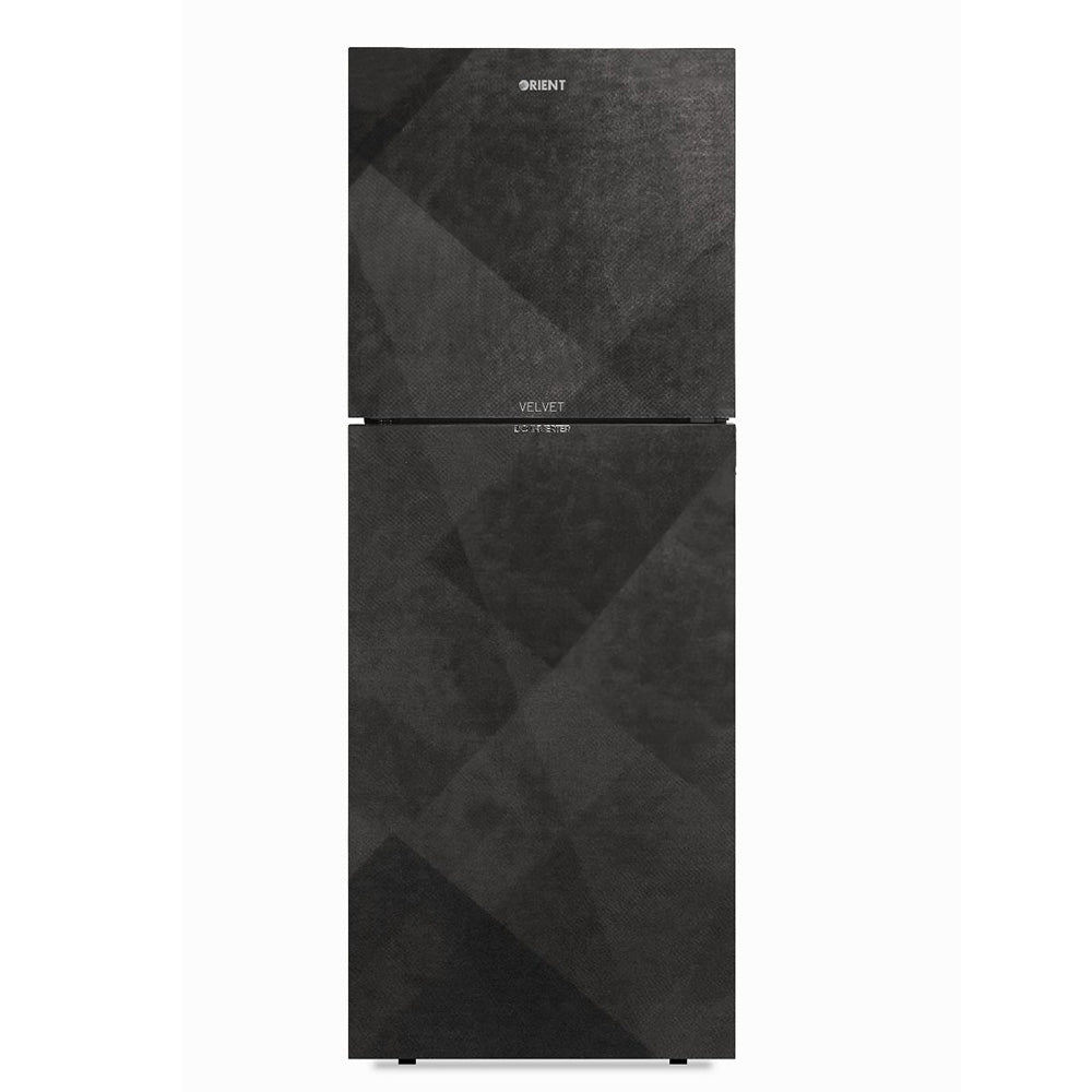Orient Refrigerator Velvet 225 (Silk Black, Glass Door, Double Door ...