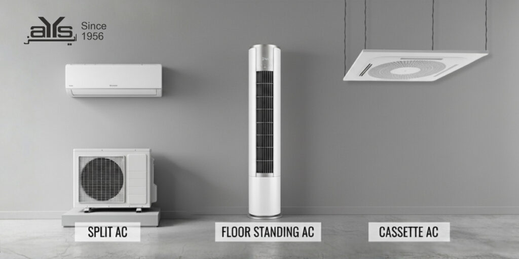 AC Types Explained: Split vs Floor Standing vs Cassette AC in Pakistan